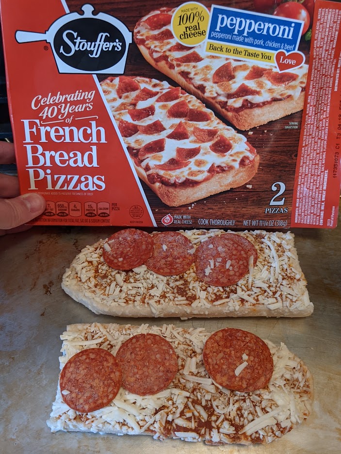 Open-faced pizza sandwich – Bounded by Buns